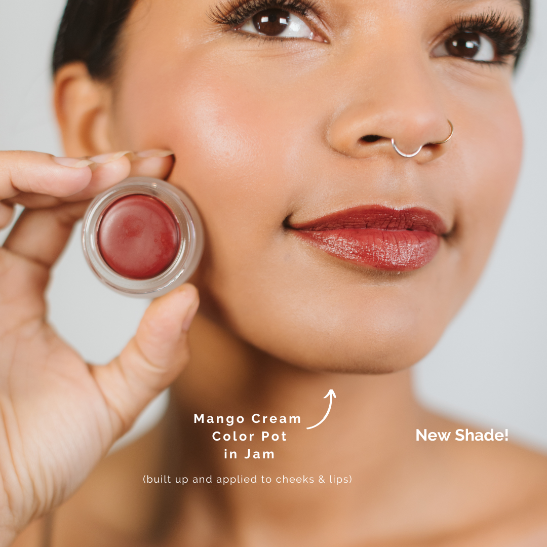 Mango Cream Color Pot – Araza Natural Beauty