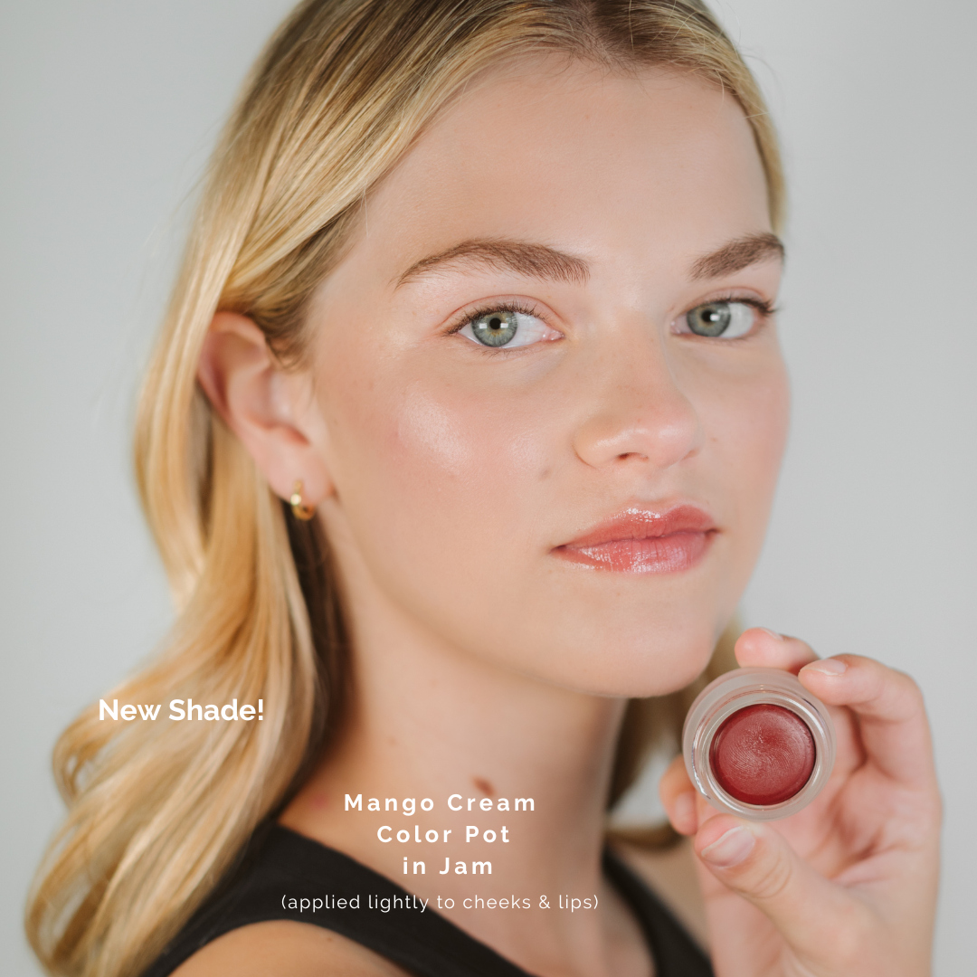 Mango Cream Color Pot – Araza Natural Beauty